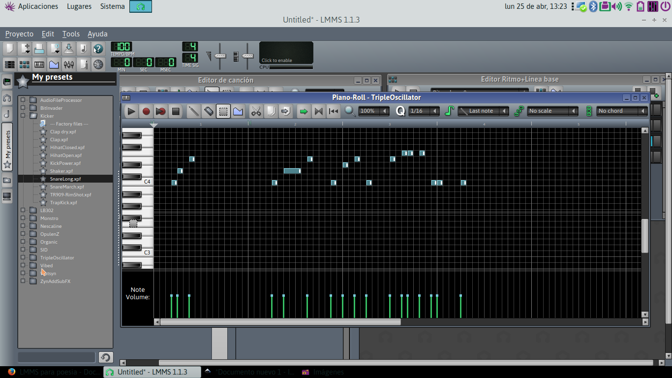 Lengua 1: Tutorial LMMS